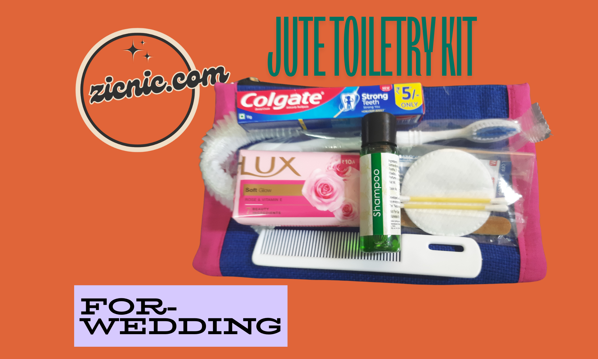Jute-toiletries-kit-10 set-for-wedding-and-marriage-kits - Zicniccom